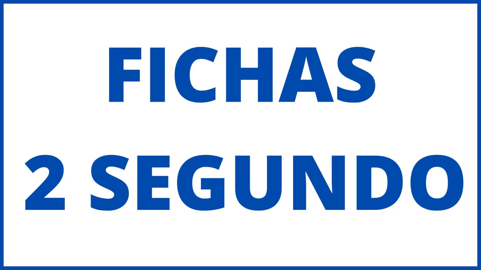 Fichas para Imprimir Segundo Grado Primaria