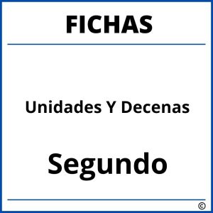 Fichas De Decenas Y Unidades Para Primer Grado